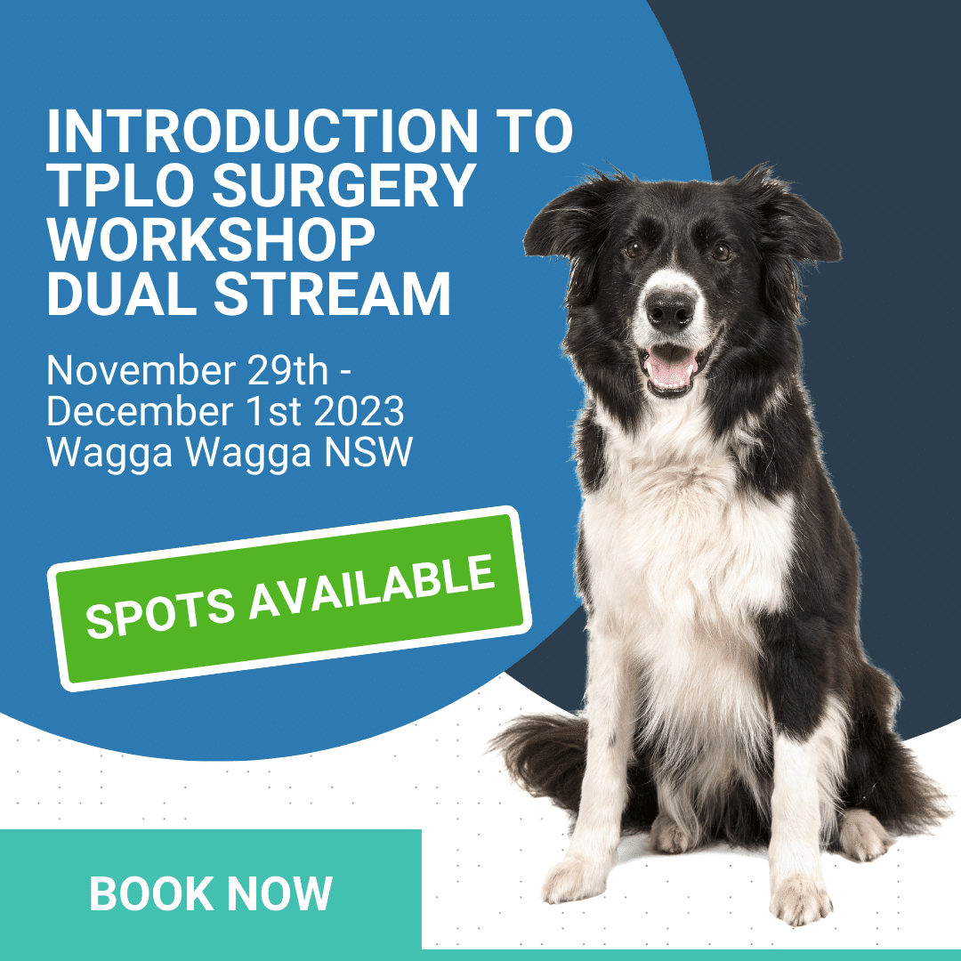 Introduction to TPLO Surgery Workshop Dual Stream - VetPrac